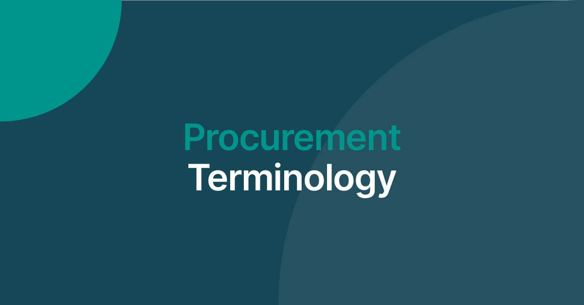 Procurement Terminology - Tender VLE