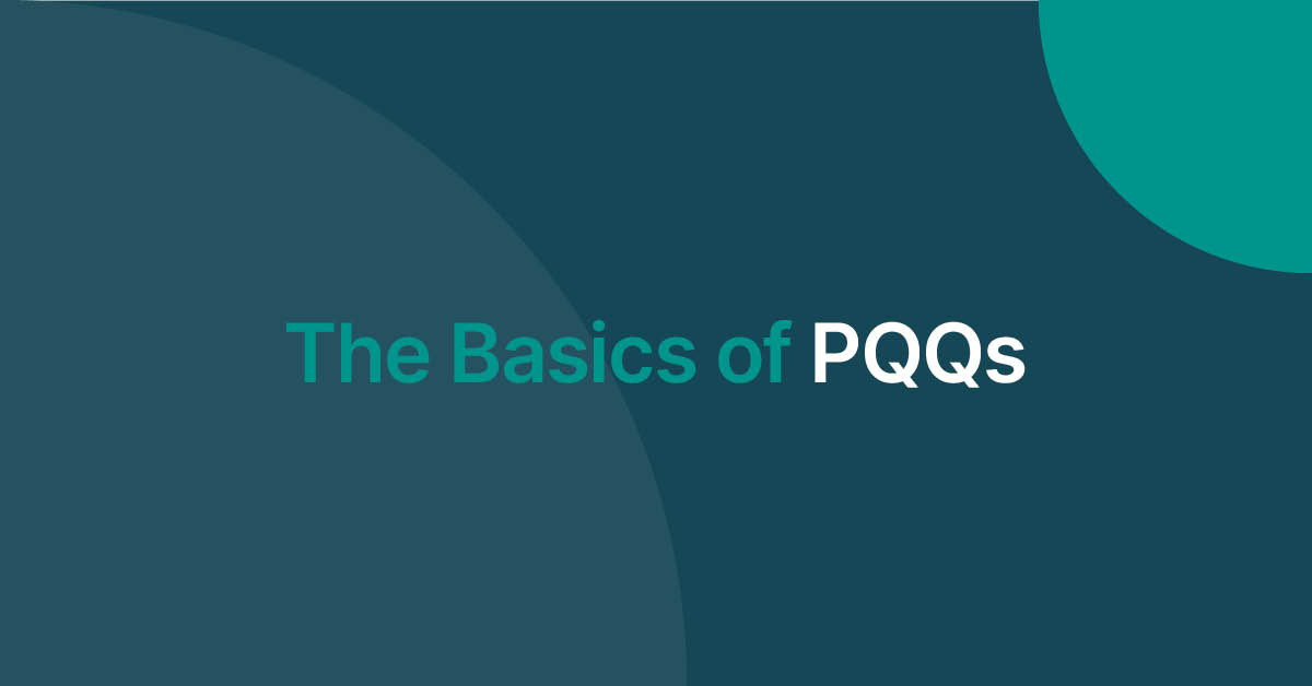 PQQ BASICS | TENDER VLE | START - BEGINNERS